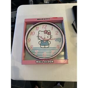 Hello Kitty | Toys | Hello Kitty Wall Clock Metallic Pink Rim2 Analog ...